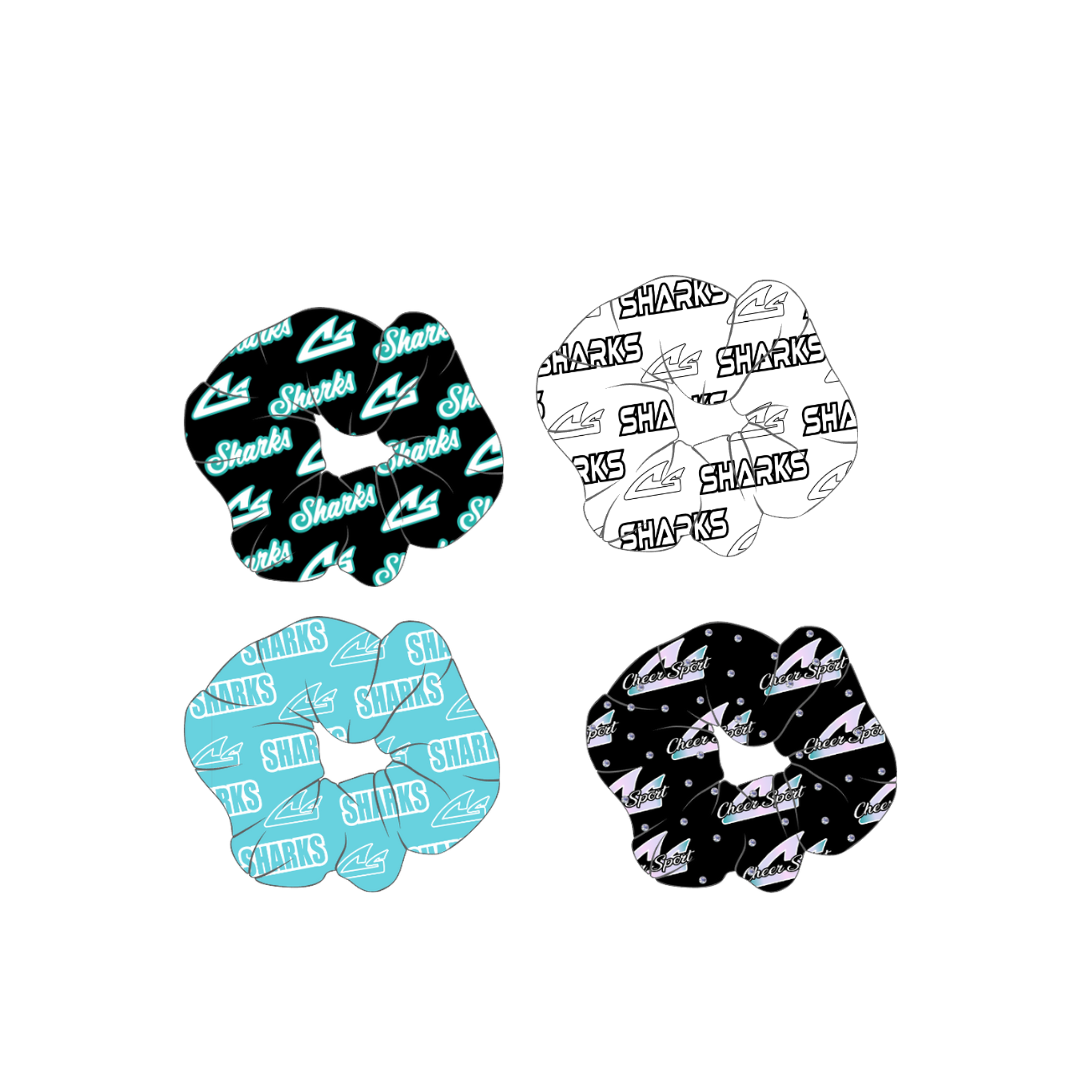 CS Shark Scrunchies – Fins Pro Shop by Cheer Sport Sharks